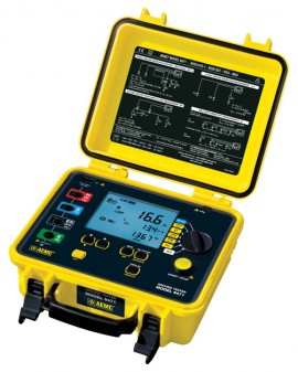 AEMC 2135.60 6471 Multifunctional Ground Resistance Tester Kit, 300ft