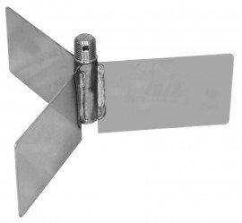 BinMaster GRP-1 3-Vane Rotary Paddle, SS, 7" diameter