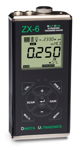 Dakota Ultrasonics ZX-6 Ultrasonic Multi-Echo Thickness Gauge