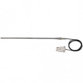 Digi-Sense 93833-02 High-Temperature RTD Probe with 3 blade connector, 20"