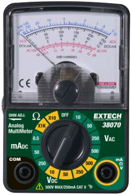 Extech 38070 Compact Analog Multimeter