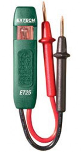 Extech ET25-10PK Compact Size AC/DC Voltage Tester, Pack of 10