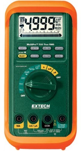 Extech MP530A-NIST MultiPro TRMS Multimeter, RS-232 Interface ...