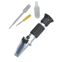 Extech RF11 Portable Sucrose Brix Refractometer with ATC, 0 to 10%