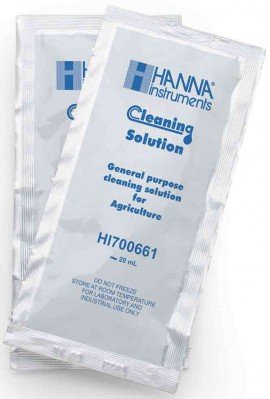 Hanna HI700661P General Purpose Cleaning Solution for Agriculture, 25x20 mL