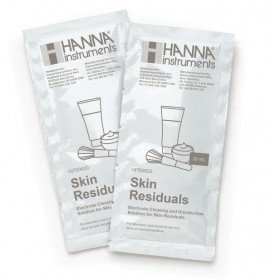 Hanna HI 700620P Cleaning Solution Sachets for Skin Residuals, 0.68 fl ...