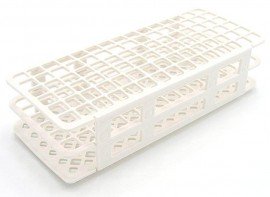 Heathrow Scientific HS243073W Rack Fold Blue 13mm EA, 5 to 10mL, White