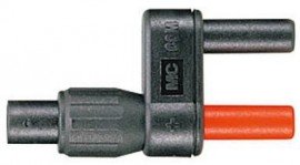 Hioki 9704 Conversion Adapter, Female BNC/Male Banana Plug