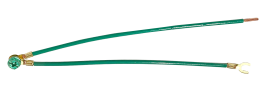 IDEAL Industries 30-3287 Combo Grounding Tail, 2-Wire Stranded, 25-pack