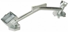 KLETON DA638 Bung Nut Wrench, Annealed Ductile Iron