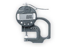 Mitutoyo 547-300A Series 547 Flat Anvil Thickness Gage, 0 to 0.47", digimatic IDC