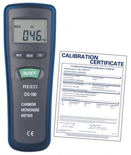 REED CO-180 Carbon Monoxide Meter,
