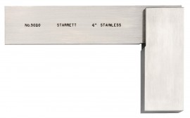 Starrett 3020-4 Toolmaker's Grade Stainless-Steel Square, 3.97"