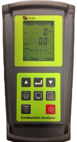 TPI 717 Flue Gas Analyzer with Smart Sensors