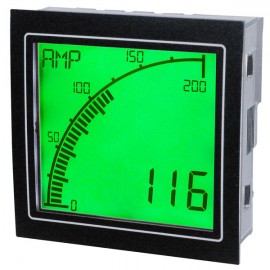 Trumeter APM-AMP-APN Digital Panel Amp Meter, Positive LCD, 0 to 5 A